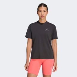 adidas terrex Damen Funktionsshirt "W MT LOG TECH T", schwarz, Gr. S, Obermaterial: 100% Polyester, Shirts, f&uuml;r Sportmode und Outdoormode, mit