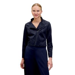 Vera Mont Damen Jackenblazer "Damen mit Rei&szlig;verschluss", blau, Gr. 34, Cr&ecirc;pe, Obermaterial: 87% Polyester, 13% Elasthan. Futter: 100% Polyester,