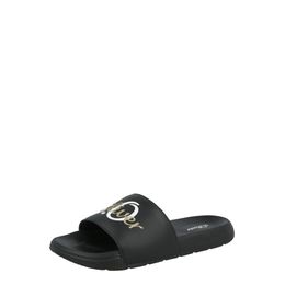 s.Oliver Pantolette Damen Gr&ouml;&szlig;e 39 gold / schwarz / wei&szlig;