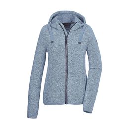 G.I.G.A. by Killtec Damen Fleecejacke "GW 52 WMN KNTFLC JCKT", blau, Gr. 40, G.I.G.A. DX BY KILLTEC, Obermaterial: 100% Polyester, Jacken, Jacquard Strickfleecejacke mit