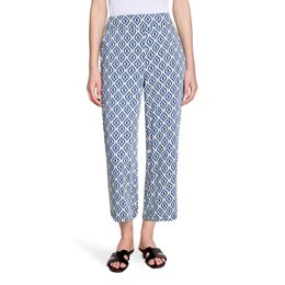 Betty Barclay Damen Marlene-Hose "Damen mit elastischem Bund", blau, Gr. 44, Obermaterial: 100% Viskose, Hosen