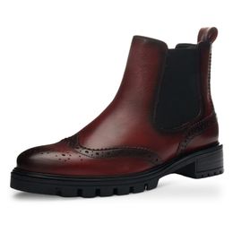 Ara Damen Chelseaboots "TULSA", Gr. 5,5, braun, Elastischer Einsatz, Glattleder, Lyralochung, Schuhe, Stiefelette, Schlupfboots mit Lyralochung,