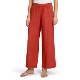 BETTY & CO BETTY & CO Damen Schlupfhose "Damen mit Struktur", rot, Gr. 40, Obermaterial: 83% Viskose, 17% Polyamid, Hosen