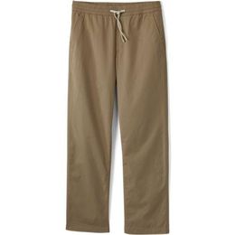 LANDS' END Classic Fit Leichte Schlupfbund-Hose f&uuml;r Herren, Herren, size: regular, Braun, Elasthan/Baumwoll-Mischung/Nylon-Mischung, by Lands' End