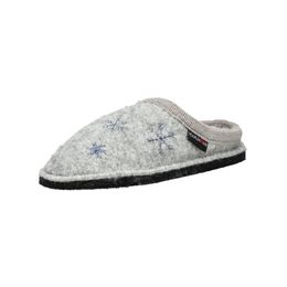 Haflinger Damen Hausschuh "Haflinger Hausschuhe Wolle", Gr. 36, grau, Textil, Schuhe