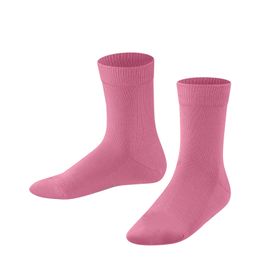 Falke Damen Socken "Family", Gr. 19, pink, Obermaterial: 92% Baumwolle CO. 7% Polyamid PA. 1% Elasthan EL., glatt, Socken