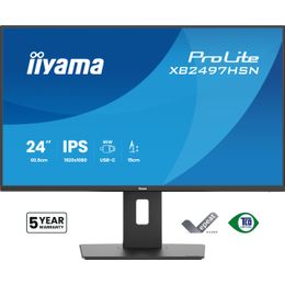 iiyama ProLite XB2497HSN-B1 | 24" IPS Monitor Full HD 100Hz USB-C Docking LAN ergonomisch