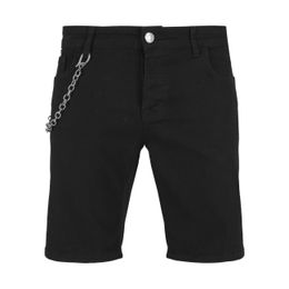 2Y Premium Herren Shorts "2Y Premium Herren 2Y Jeans Shorts", schwarz, Gr. 31, unifarben, 97% Baumwolle, 3% Elasthan, Hosen