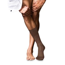 Falke Damen Socken "No. 2 Finest Cashmere", Gr. 45, braun, Obermaterial: 87% Kaschmir WS. 13% Polyamid PA., Socken