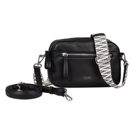 Gabor Damen Handtasche "Silena", schwarz, Polyurethan, clean, gepflegt, gepr&auml;gtes Muster, unifarben, Taschen, Damen Umh&auml;ngetasche, Schultertasche mit