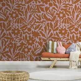 Fototapete "Grafik Joy", B/L: x 2,8m, Rollen: 1, braun, SUPERFRESCO EASY, Wohnzimmer, Tapeten, Design Tapeten