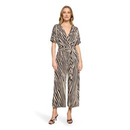 Betty Barclay Damen Overall "Damen mit Eingrifftaschen", schwarz-wei&szlig;, Gr. 38, Obermaterial: 95% Viskose, 5% Elasthan, Overalls