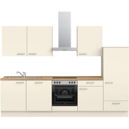 K&uuml;chenzeile Nobilia, B:300,3cm H:216,6cm T:60cm, wei&szlig;, Komplettk&uuml;chen-Sets, ""Touch I", NEU: individuell anpassbar mit gratis Profi-Beratung",