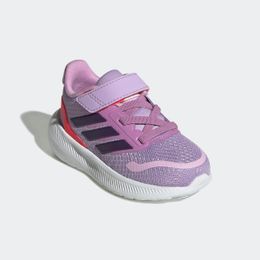 M&auml;dchen Sneaker "RUNFALCON 5 KIDS", adidas Sportswear, Gr. 26, rot, Synthetik, Textil, Schuhe, mit Klettverschluss