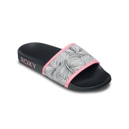 Roxy Damen Sandale "Slippy Iv", Gr. 9, schwarz, Obermaterial: 100% PU, Futter: 100% Textil, Laufsohle: 100% EVA., Schuhe