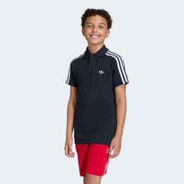 Jungen T-Shirt "3S POLO TEE", schwarz, Gr. 140, adidas originals, Obermaterial: 100% Baumwolle, Shirts, f&uuml;r Kinder, mit Rundhalsausschnitt, ohne