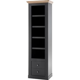 OTTO HOME Regal "Westminster, Garderobenschrank, Wohnzimmerschrank, Mehrzweckschrank", B/H/T: 61cm x 202cm x 42cm, 5 Stk. offene F&auml;cher, schwarz,