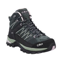 CMP Damen Wanderschuh "RIGEL MID WMN WP TREKKING SHOES", Gr. 38, gr&uuml;n, Leder, Schuhe, wasserdicht