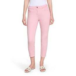Betty Barclay Damen Regular-fit-Jeans "Damen mit aufgesetzten Taschen", rosa, Basic, Gr. 40, Obermaterial: 74% Baumwolle, 11% Polyester, 11%