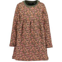 Blue Seven M&auml;dchen Sweatkleid, bunt, Gr. 98, bedruckt, Jersey, Obermaterial: 95% Baumwolle, 5% Elasthan, Kleider, im wundersch&ouml;nen