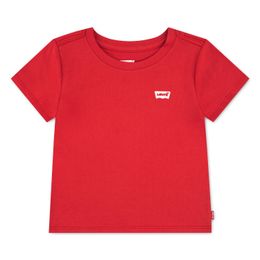 LEVI'S KIDS M&auml;dchen T-Shirt "LVG BATWING CHEST HIT TEE", rot, Gr. 5, Jersey, Obermaterial: 100% Baumwolle, Shirts, mit Logo Print for GIRLS