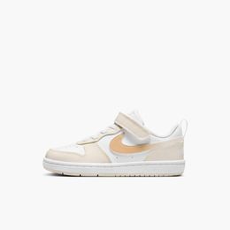 Nike Sportswear M&auml;dchen Sneaker "COURT BOROUGH LOW BBALL (PS)", Gr. 33, beige, Synthetik, Schuhe, Design auf den Spuren des Air Force 1, f&uuml;r Kinder