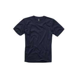 Brandit Herren Kurzarmshirt "Brandit Herren Brandit Premium Shirt", blau, Gr. XL, unifarben, 100% Baumwolle, Shirts