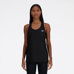 New Balance Damen Tanktop "Sport Essentials Tank Womens TOP-36325", schwarz, Gr. XL, unifarben, Web, Obermaterial: 100% Polyester, Tops, mit