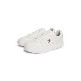 Tommy Jeans Herren Sneaker "ARCHIVE '98 SEASONAL UPPER", Gr. 44, wei&szlig;, Leder, unifarben, Schuhe, Freizeitschuh, Halbschuh, Schn&uuml;rschuh mit