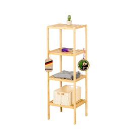 Floordirekt Bambus-Standregal Lowa Ideal zur kreativen Anordnung Ihrer Wohnaccessoires