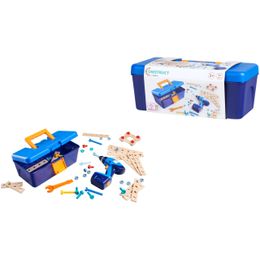 Eichhorn Kinder Spielwerkzeugkoffer "Constructor Werkzeugbox mit Schrauber"bunt, Spielwerkzeug