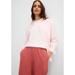 bonprix Damen 3/4-Hose "3/4-Hose aus leichtem Leinen-Mix", rot, Gr. 44, Obermaterial: 55% Leinen, 45% Baumwolle, Hosen, aus Leinen-Mix, mit