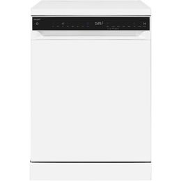 Exquisit Standgeschirrsp&uuml;ler "GSP9316-450C weiss", B:59,8cm H:84,5cm T:59cmwie&szlig;, Geschirrsp&uuml;ler, 16 Ma&szlig;gedecke, 8 Programme, Besteckschublade, Auto