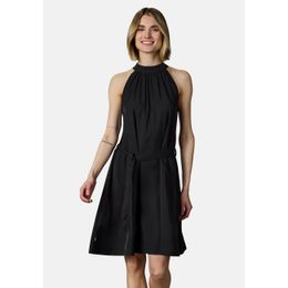 Ragwear Damen A-Linien-Kleid "Angylee Print YOUMODO", schwarz, Gr. XL, Material: 80% Viskose, 20% Polyester, Kleider, Leichtes Sommerkleid mit