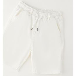 sarabanda M&auml;dchen Shorts "BOY SUMMER TROUSERS"sanftes wei&szlig;, Gr. 176, 98% Baumwolle, 2% Elasthan, Hosen