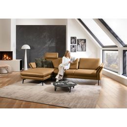 Ecksofa DIE PLANBAR, B:289cm T:180cm, braun, Wohnzimmer, Sofas, "PN-EM23050, L-Form, Breite 289 cm, Leder, bis 120 kg belastbar", Optional mit