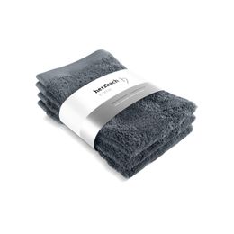 Gaestehandtuecher HERZBACH HOME, grau, Obermaterial: 100% Baumwolle CO., Handt&uuml;cher, "Pura", 550g/m&sup2;, Premium-Qualit&auml;t, 100% Baumwolle, einfarbig
