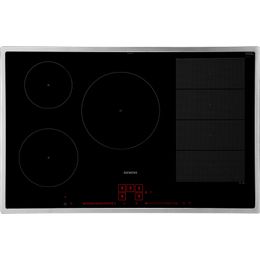 Siemens Flex-Induktions-Kochfeld, B:79,5cm H:5,5cm T:51,7cm, schwarz, Kochfelder, Pr&auml;ziser Bratsensor Plus & anpassungsf&auml;hige varioInduktion