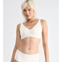 Sloggi Damen B&uuml;gelloser BH "ZERO Feel 2.0", Gr. L, wei&szlig;, Single Jersey, Obermaterial: 76% Polyamid, 24% Elasthan, matt, unifarben, BHs,