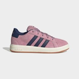 M&auml;dchen Sneaker "GRAND COURT 00S", adidas Sportswear, Gr. 35,5magic mauve, night indigo, magic mauve, Leder, Synthetik, Schuhe, Design auf den Spuren