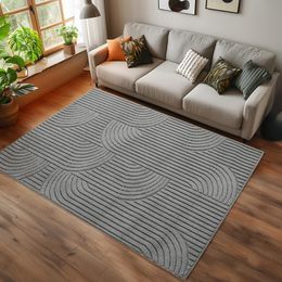 Teppich, B:240cm H:7mm L:340cm, beige, Ayyildiz Teppiche, Wohnzimmer, Teppiche, "HELIX 2201 , auch als L&auml;ufer und Rund erh&auml;ltlich", 3D-Effekt durch