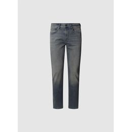 Pepe Jeans Damen Slim-fit-Jeans "SLIM JEANS HATCH", grau, Gr. 34, Denim/Jeans, Obermaterial: 93% Baumwolle, 5% Polyester, 2% Elasthan, Jeans, mit