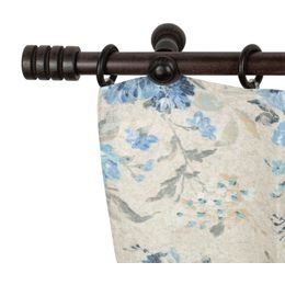 Gardinenstange SN DECO GROUP, L:440cm, braun, Holzwerkstoff, Gardinenstangen, "Pisa"