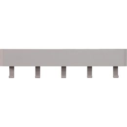 Garderobenhalter SPINDER DESIGN, B:52cm H:12cm T:7,5cm, grau, Metall, Garderobenhalter, "Dax Play", Metall, Breite 52 cm