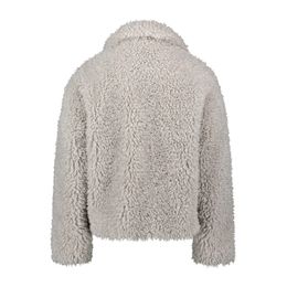 AMBER & JUNE AMBER & JUNE Damen Pl&uuml;schjacke "Damen mit Stehkragen", beige, Basic, Gr. 34, Pl&uuml;sch, Obermaterial: 100% Polyester. Futter: 100% Polyester, Jacken