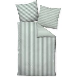 Wendebettw&auml;sche Janine, gr&uuml;n, Mako-Satin, Obermaterial: 100% Baumwolle, Bettw&auml;sche, "modernclassic 3912, 100% Baumwolle", mit Rei&szlig;verschluss,
