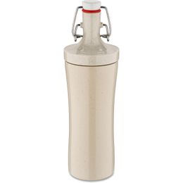 Koziol Trinkflasche "PLOPP TO GO", 425ml, beige, Trinkflaschen, mit B&uuml;gelverschluss, ideal f&uuml;r unterwegs, 425 ml