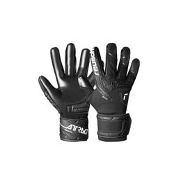 Reusch Damen Torwarthandschuhe "Attrakt Freegel Infinity", schwarz, Gr. 10, unifarben, 56% Elastodien, 22% Polyester, 3% Polyamid, 3% Lederimitat,