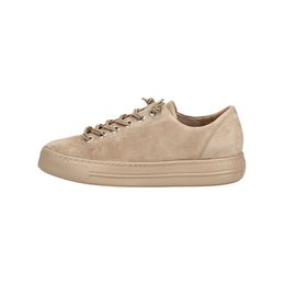 Paul Green Damen Sneaker "Paul Green Sneaker Veloursleder", Gr. 39beige, Veloursleder, Schuhe