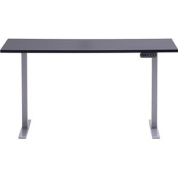 Schreibtisch Schildmeyer, B:138cm H:72,7cm T:60cm, schwarz, B&uuml;ro, Tische, "METZ, elektrisch verstellbar, modernes Design, MADE IN GERMANY",